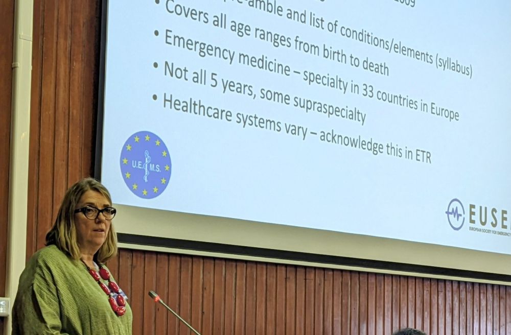 Adoption of the updated ETR in Emergency medicine | uems.eu